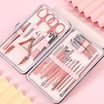 16 Piece Stainless Steel Manicure and Pedicure Kit, Nail Clipper ...