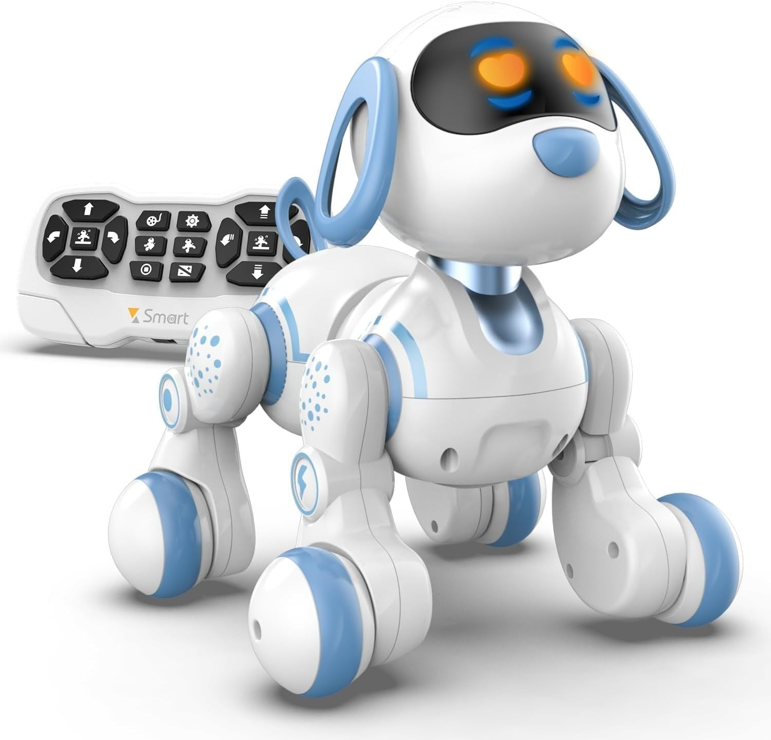 Ficcug Remote Control Robot Dog for Kids, Intelligent Programmable ...