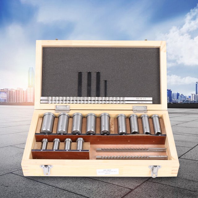 Fichiouy 22pcs Keyway Broach Kit Collared Bushing Gasket Broaches Set ...