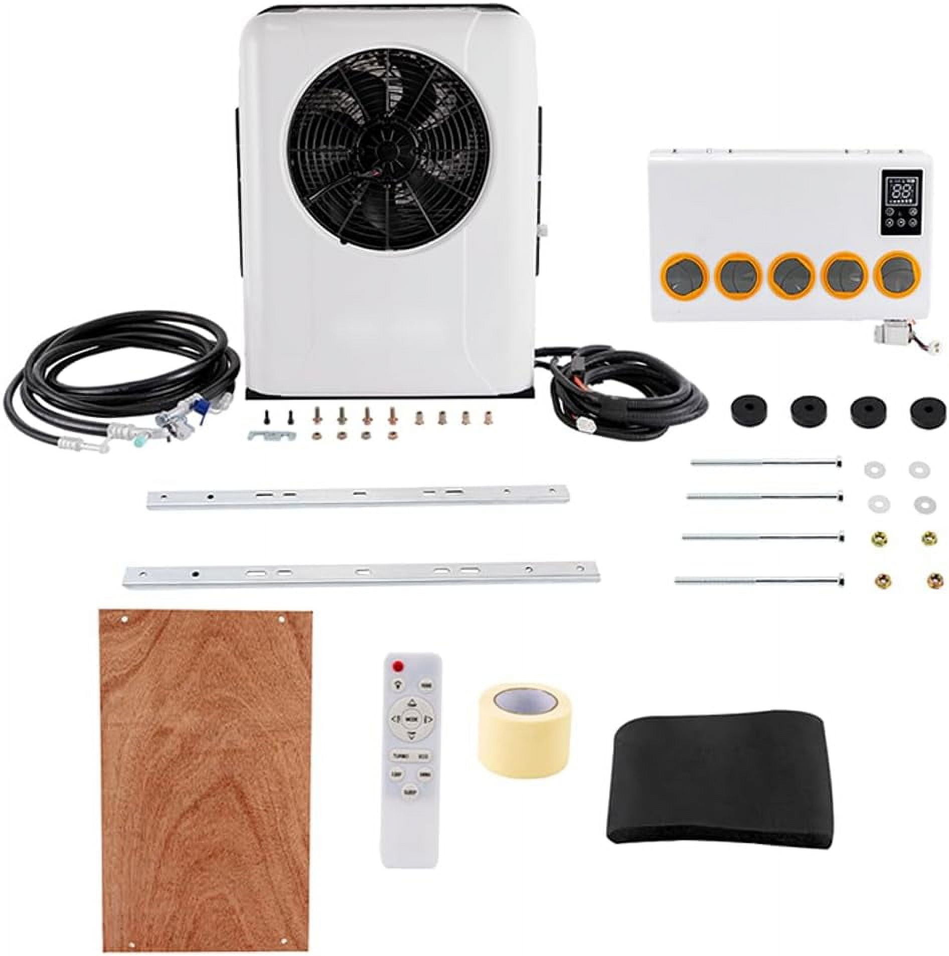 Fichiouy 24V Truck Bus RV Air Conditioner Kit Portable Hanging Split AC ...