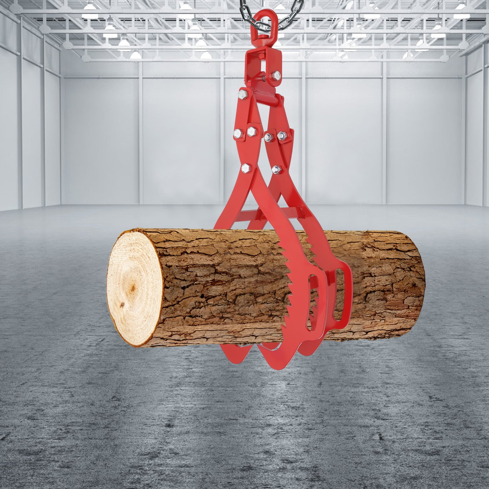 Fichiouy 28inch 4 Claw Log Grapple for Logging Tongs Eagle Claws Design ...