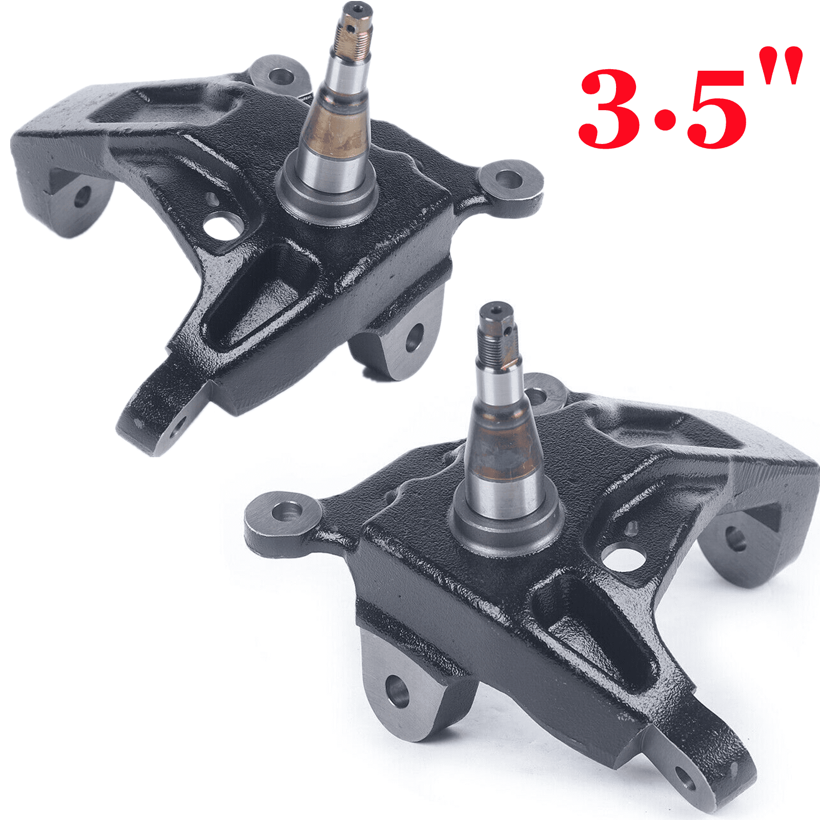 Fichiouy 3.5" Lift Spindles Steering Knuckle Fits for Ford F150 2wd F ...