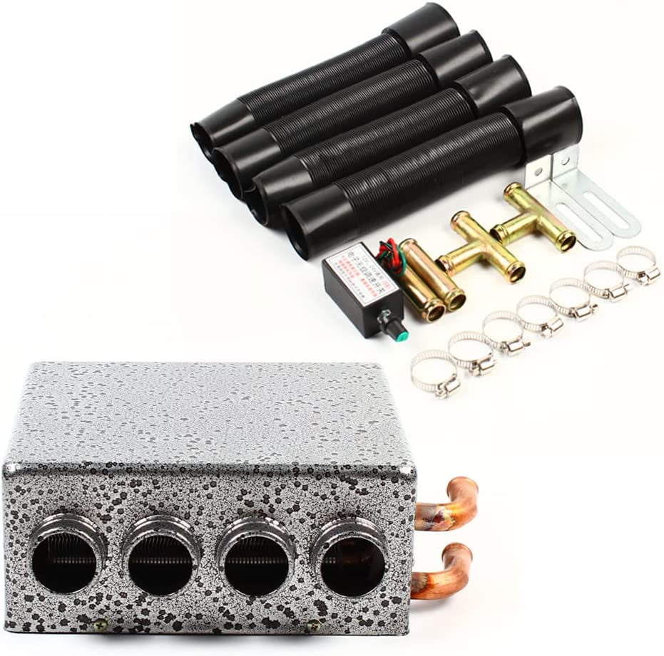 Fichiouy 4 Ports Car Universal Under dash Heater Heat Defroster ...