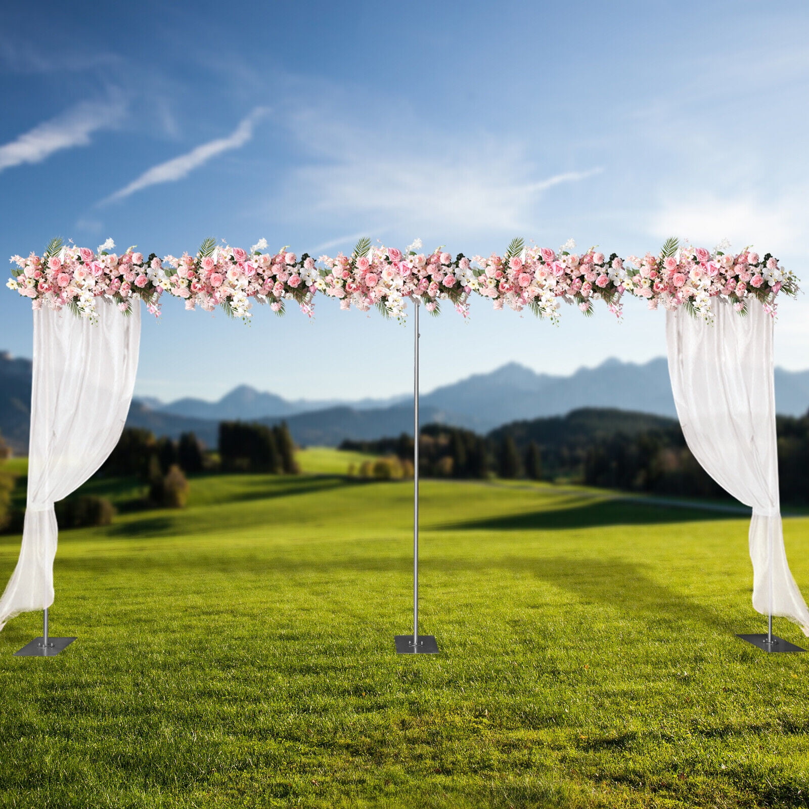 Fichiouy 9.8*19.7ft Backdrop Stand Photography Background Frame Steel ...