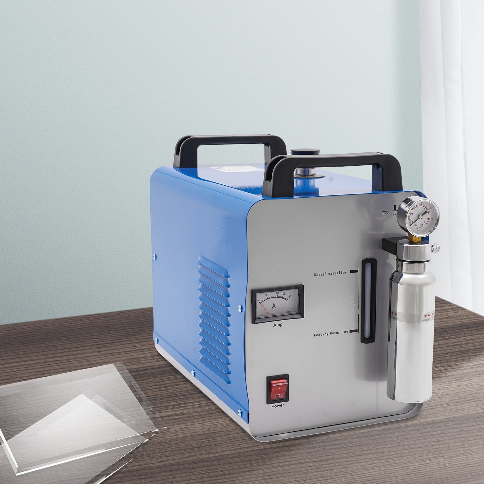 Fichiouy 95L H180 Oxygen Hydrogen HHO Gas Flame Generator Torch Acrylic ...