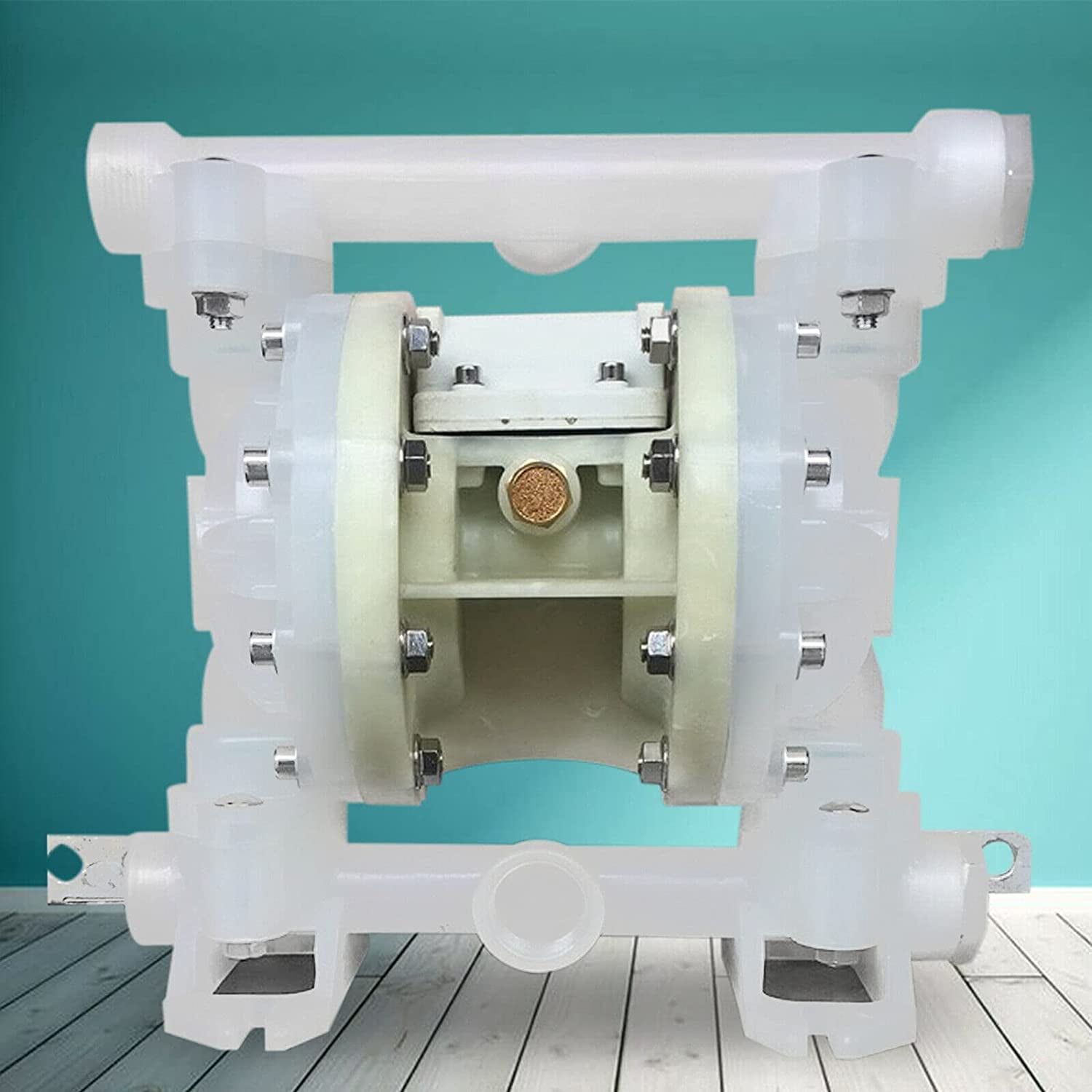 Fichiouy Air-Operated Double Diaphragm Pump Polypropylene 101 PSI ...