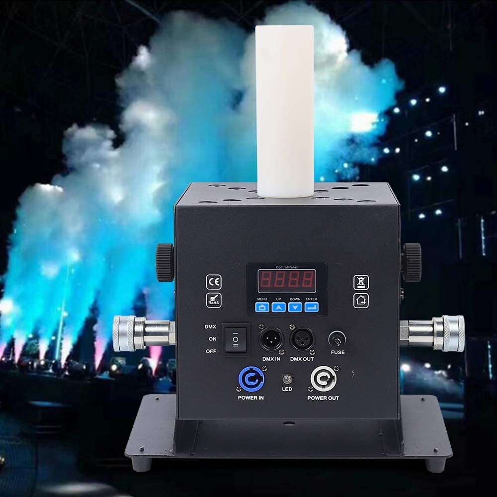 Fichiouy Co2 Jet Machine Party Led CO2 Jet Machine with 9 DMX Channels ...