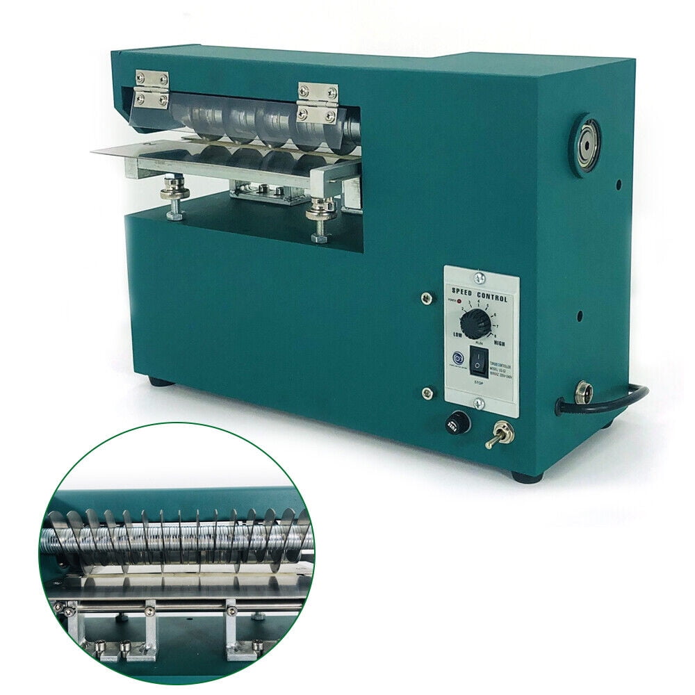 Fichiouy Electric Leather Strap Cutter 110V 90W Electric Slitter ...