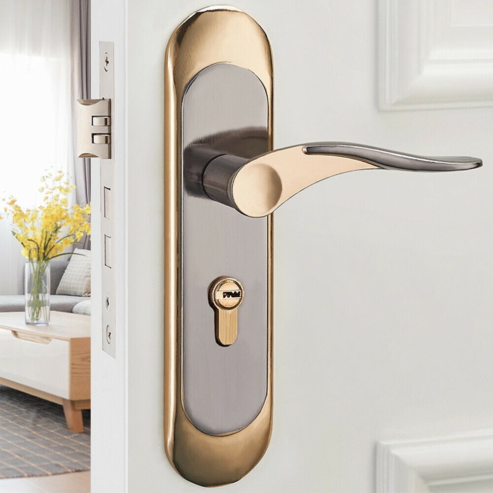 Fichiouy Home Bathroom Interior Set: European Style Lever Door Lock ...