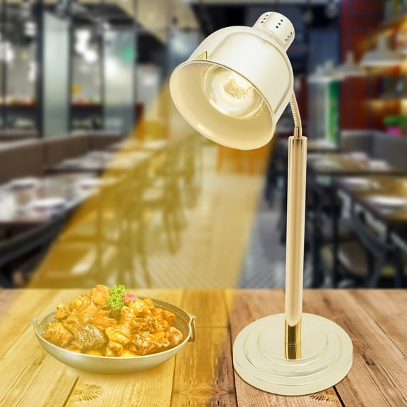 Fichiouy Food Heat Lamp with 250W Bulb Commercial Food Warmer Lamp with ...