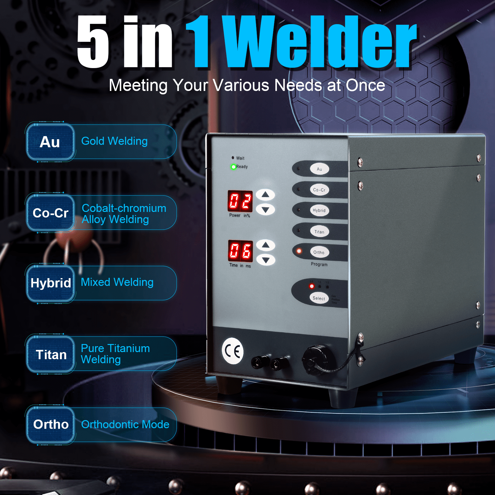 Fichiouy Jewelry Welder Pulse Argon Arc Jewelry Welder Automatic Spot ...