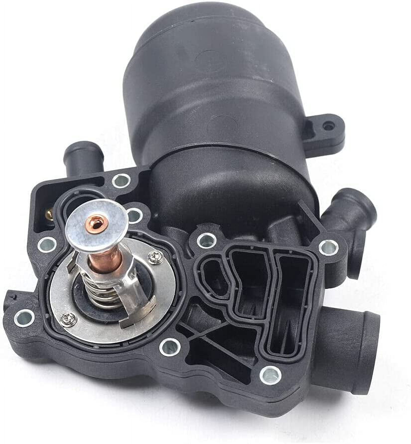 Fichiouy Diesel Oil Filter Housing with Thermostat for Audi A6, A7, A8 ...