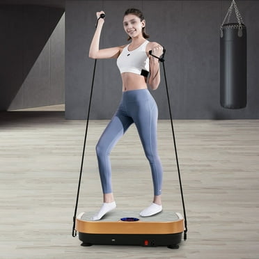 PowerFit Elite Vibration Platform with Exercise Bands and Remote Model ...