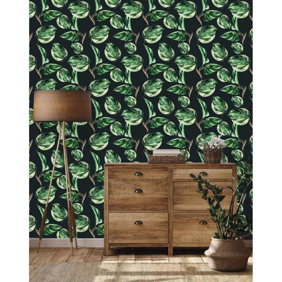 Ficus Wallpaper Peel-and-Stick - 25"W x 225"H - Walmart.com