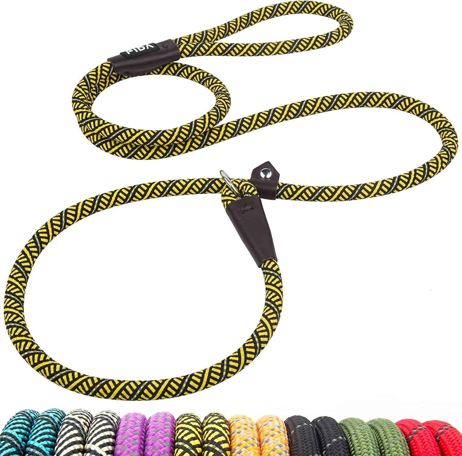 Fida Durable Slip Lead Dog Leash, 6 FT x 1/2" Heavy Duty Dog Loop Leash ...