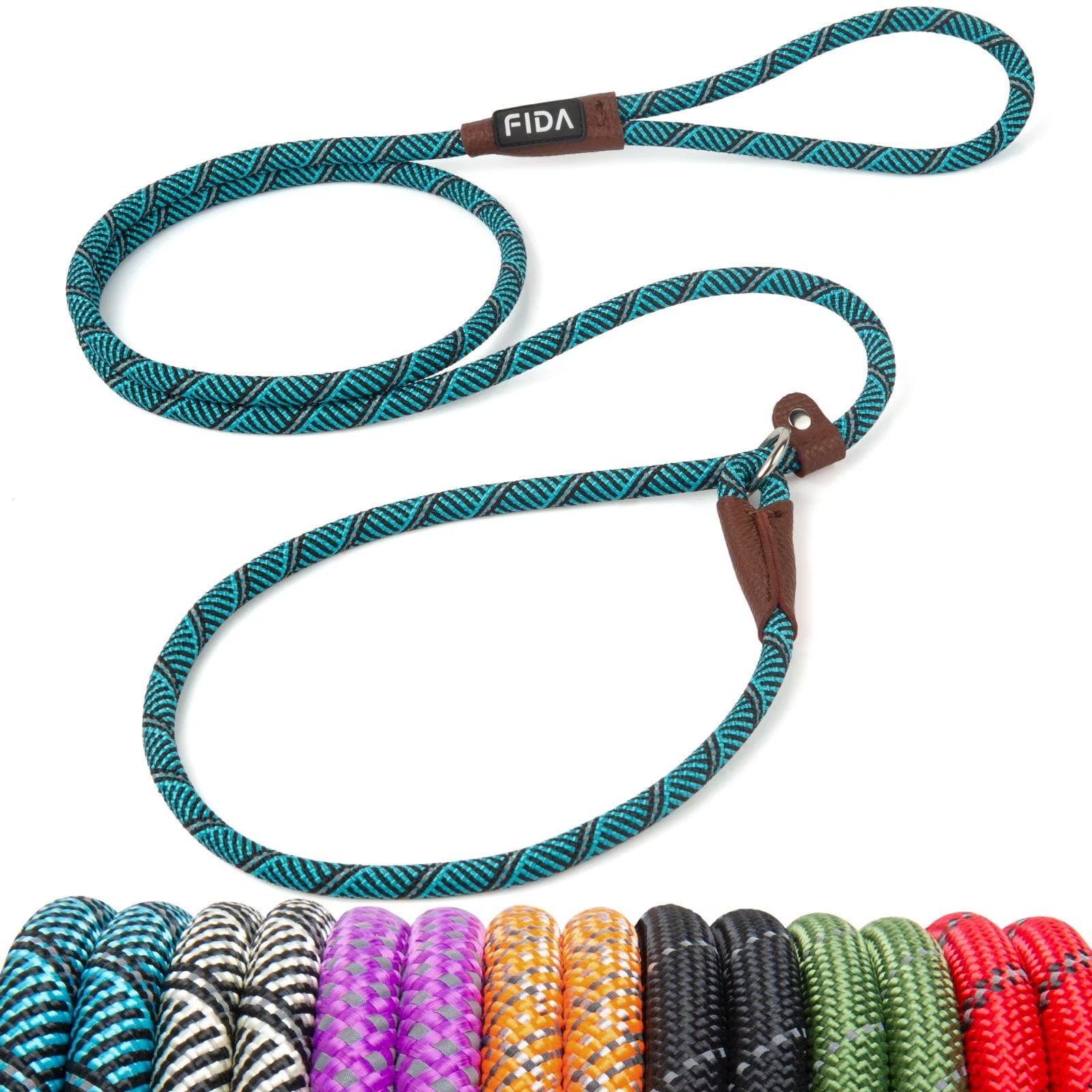 Fida Durable Slip Lead Dog Leash, 6 FT x 3/8" Heavy Duty Dog Loop Leash ...