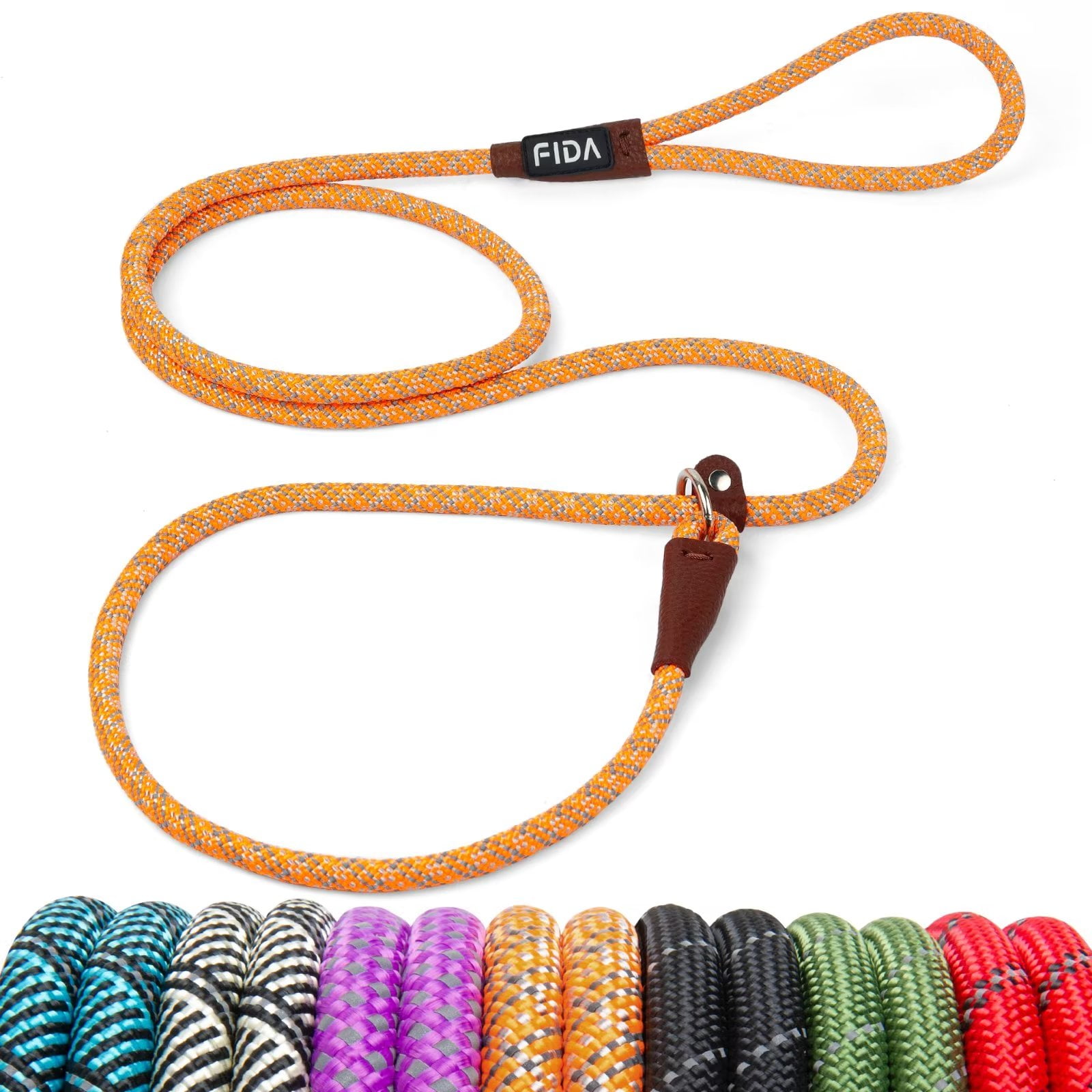 Fida Durable Slip Lead Dog Leash, 6 FT x 3/8" Heavy Duty Dog Loop Leash ...