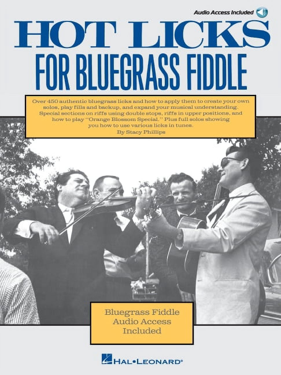 Fiddle: Hot Licks for Bluegrass Fiddle - Book with Online Audio ...