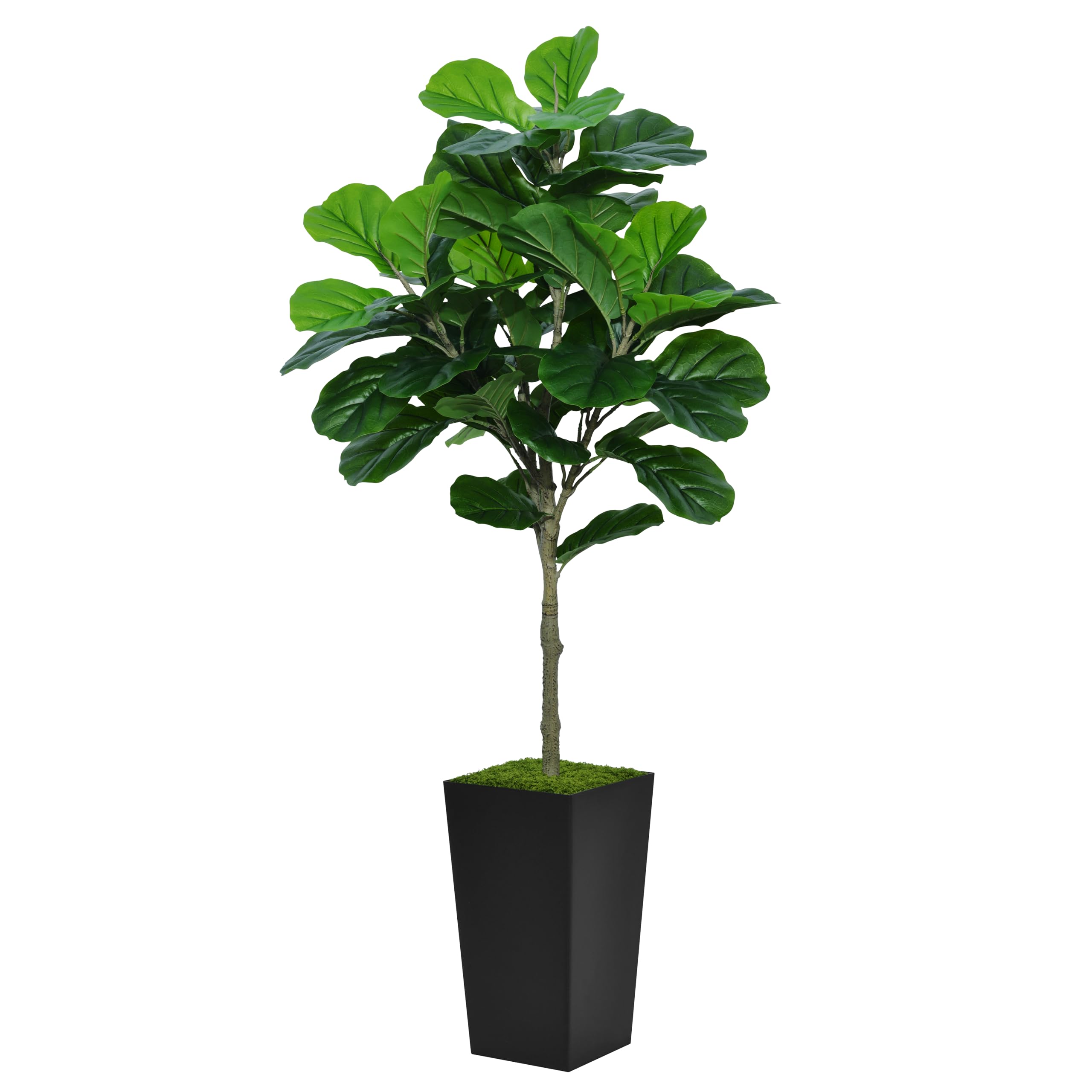 Fiddle Leaf Fig Tree Artificial 5FT Faux Fiddle Leaf Fig Plant with ...