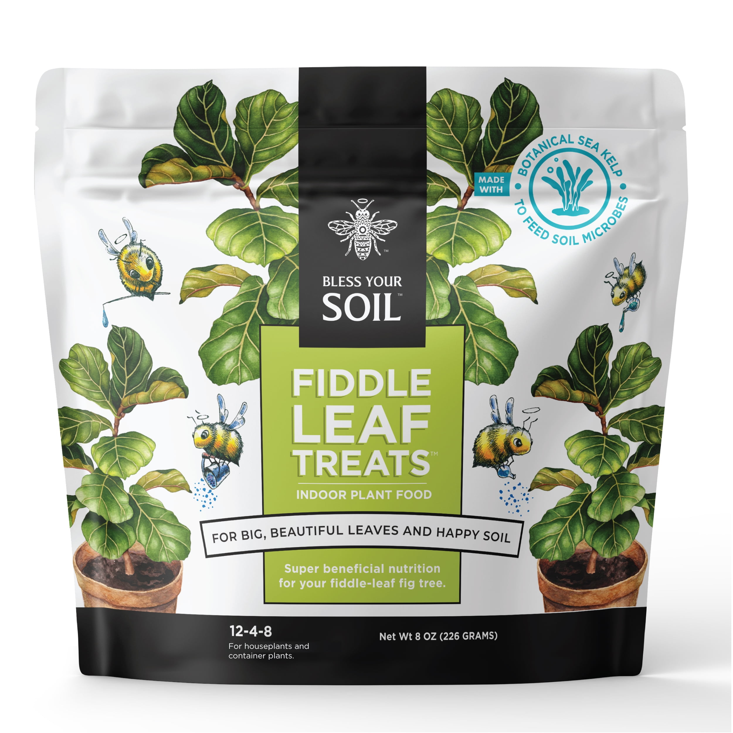 Fiddle Leaf Fig Tree Plant Food | 3-1-2 NPK + Kelp | Indoor Fertilizer ...