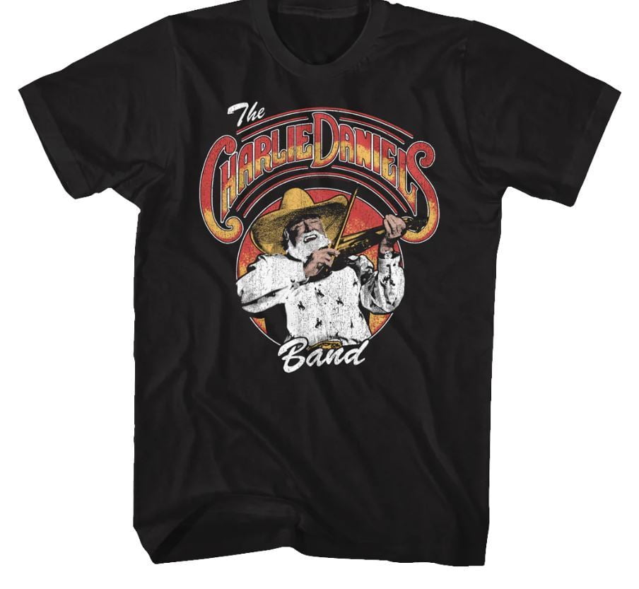 Fiddle Photo Charlie Daniels Band T-Shirt, Multi color - Walmart.com