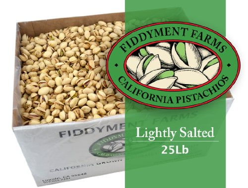 Fiddyment Farms 25 Lbs Salted In-shell Pistachios - Walmart.com