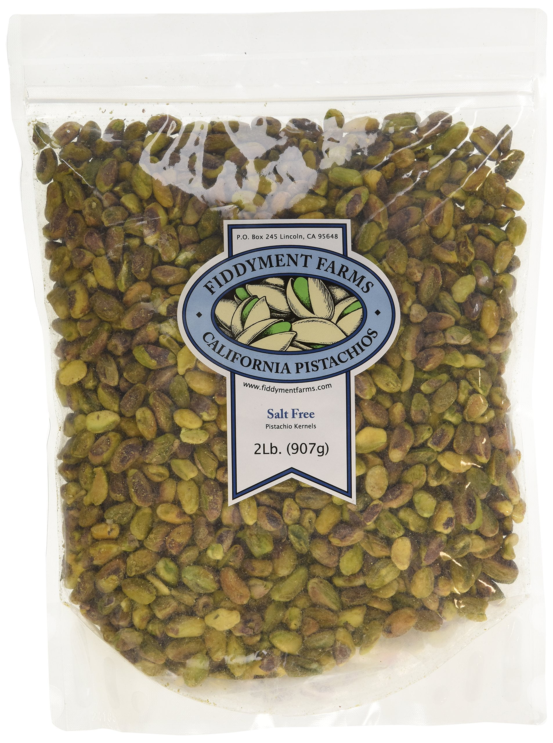 Fiddyment Farms 2lb Unsalted IEF31 Pistachio Kernels - Walmart.com