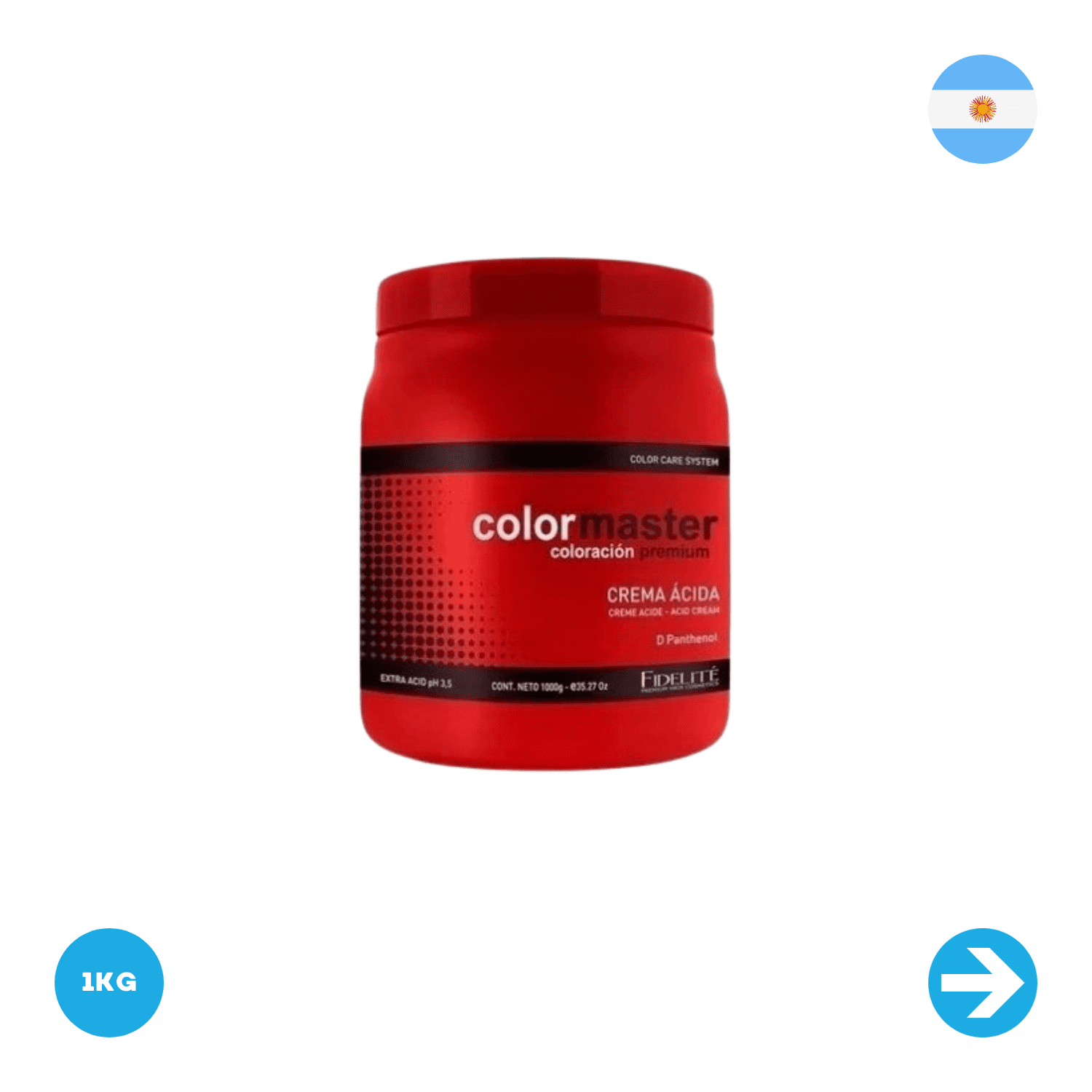 Fidelite Color Master Extra Acid Cream 1Kg - Walmart.com