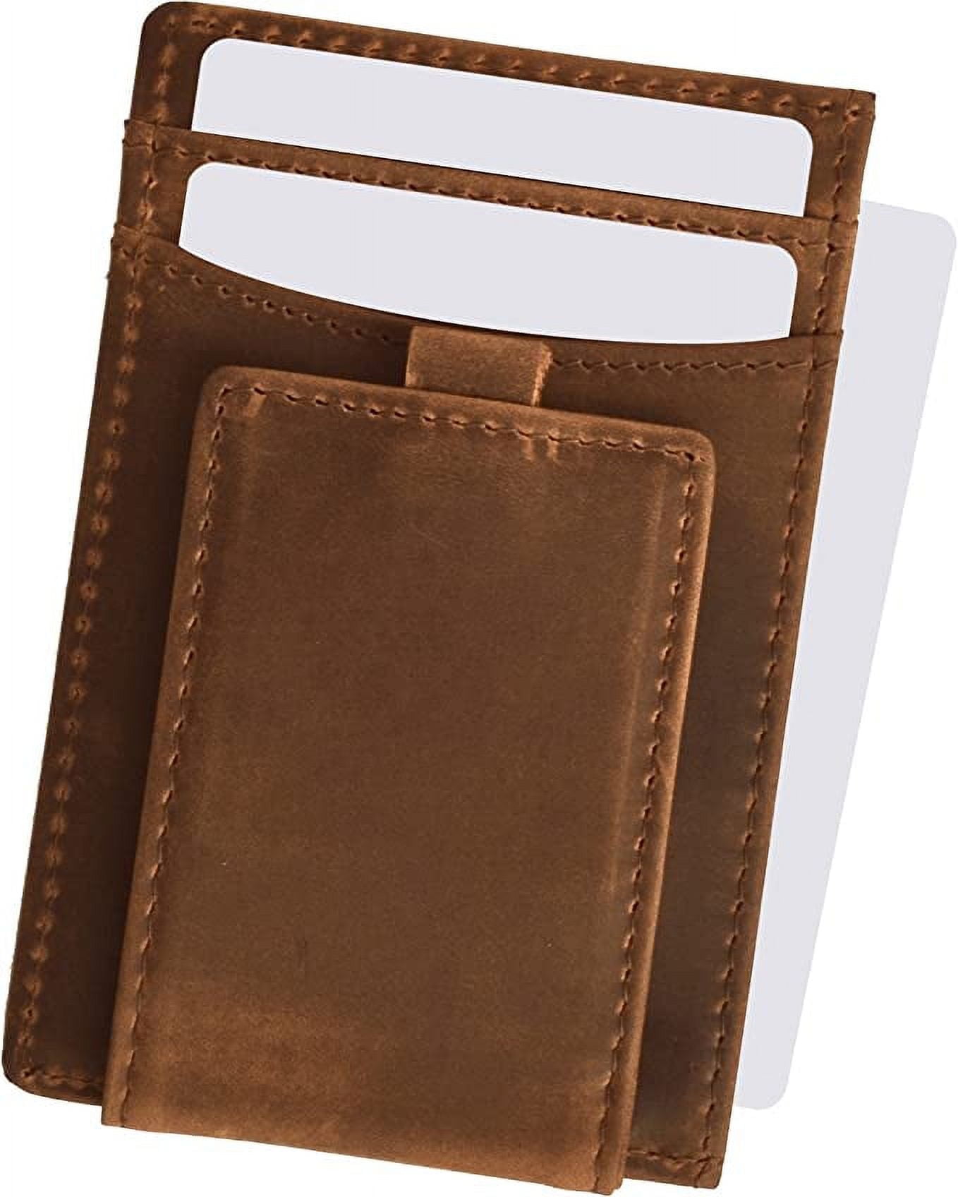 Fidelo Men's Minimalist Slim Wallets - Powerful Magnetic Money Clip ...