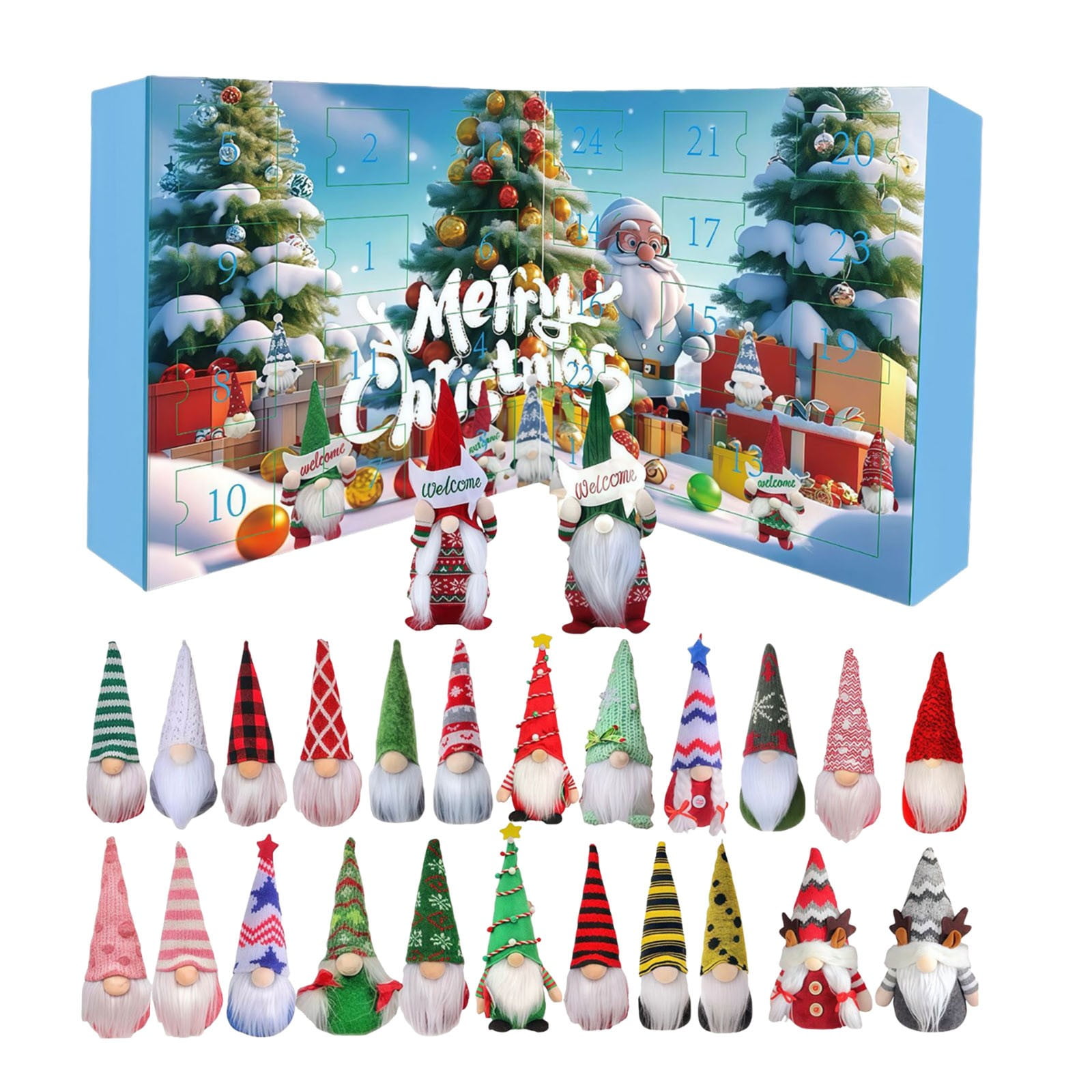 Fidget Advent Calendar 2025 for Kids, 24 Days Holiday Countdown Advent ...