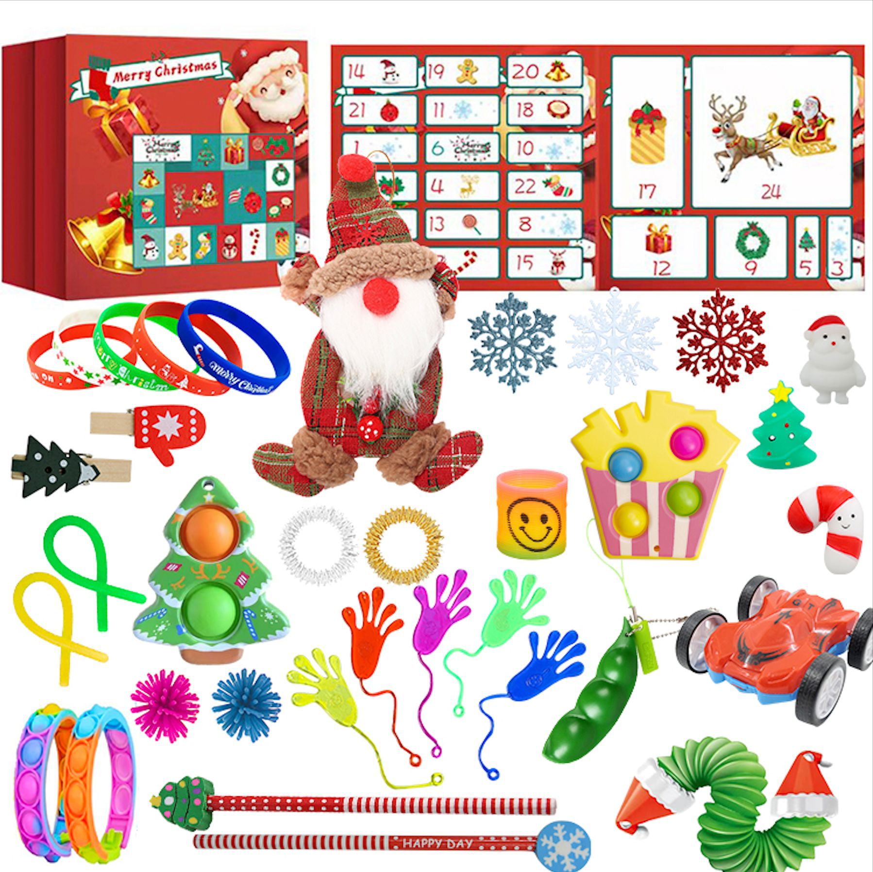 Fidget Advent Christmas Calendar Christmas Countdown Calendar Blind Box ...