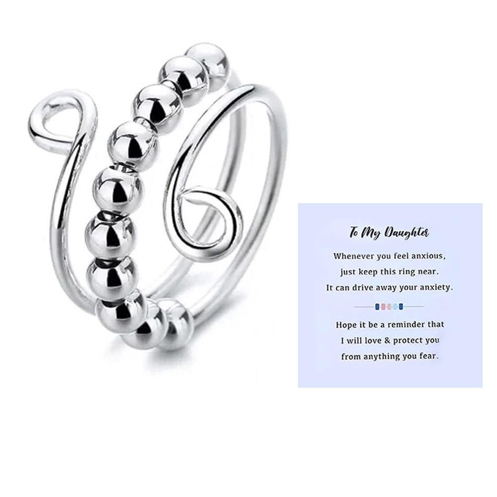 Fidget Bead 10 Ball Spinner Anxiety Worry Beads Adjustable Finger Open ...