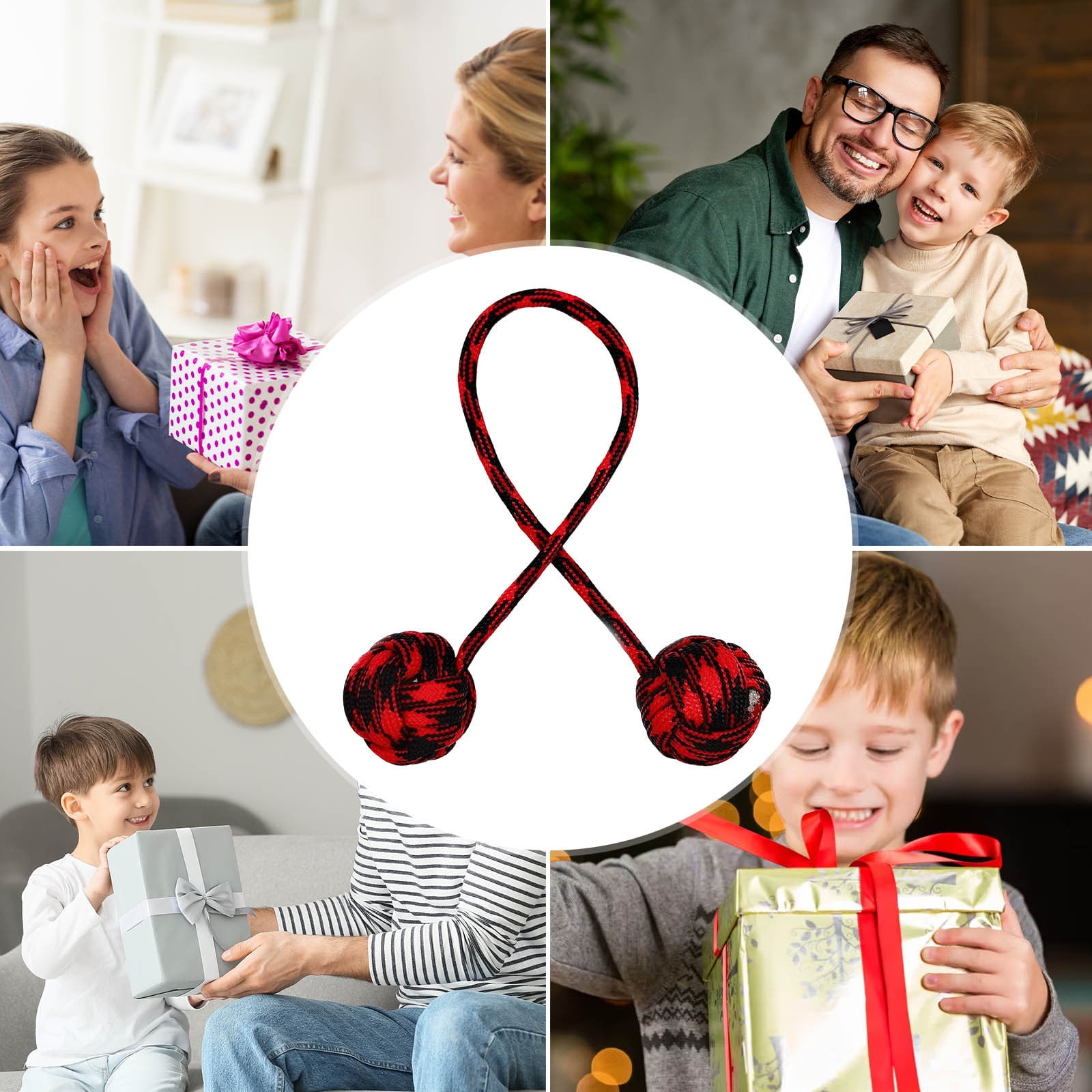 Fidget Beads Skill Toys, Fidget Toys, Parachute Cord and Steel Beads ...