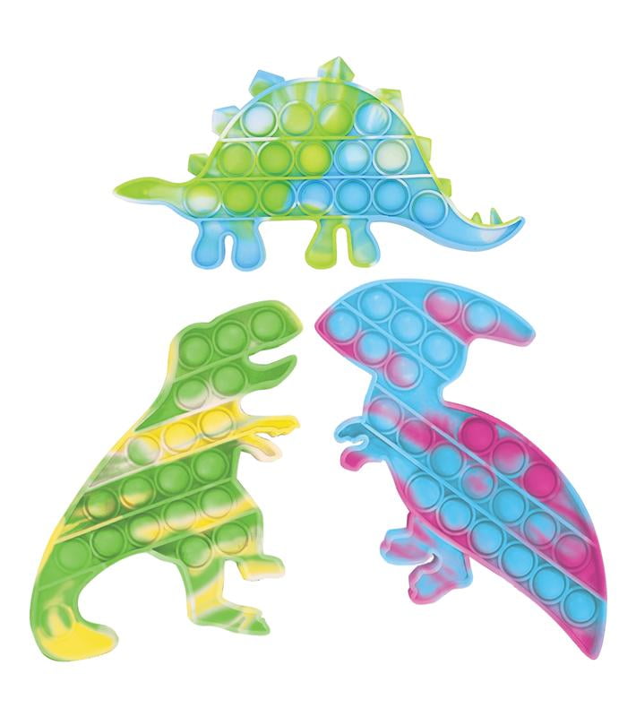 Fidget Fun Jurassic Popper 3 Pack - Dinosaur Assortment - Walmart.com