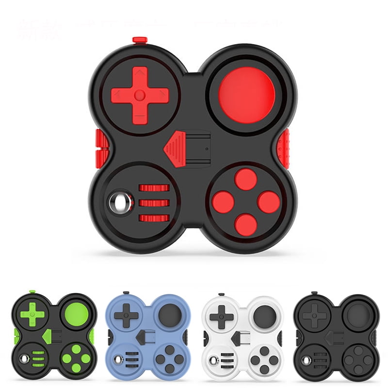 Fidget Pad Toy Anxiety Relief Stress Buttons Controller Fidget Game Pad ...