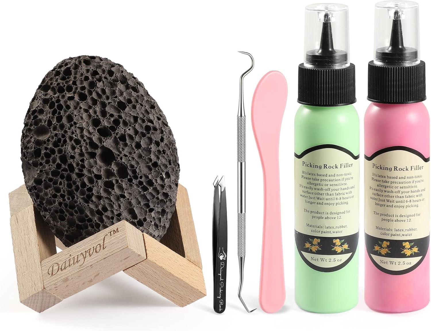 Fidget Picking Stone Kit for Anxiety Relief ADHD OCD Dermatillomania ...