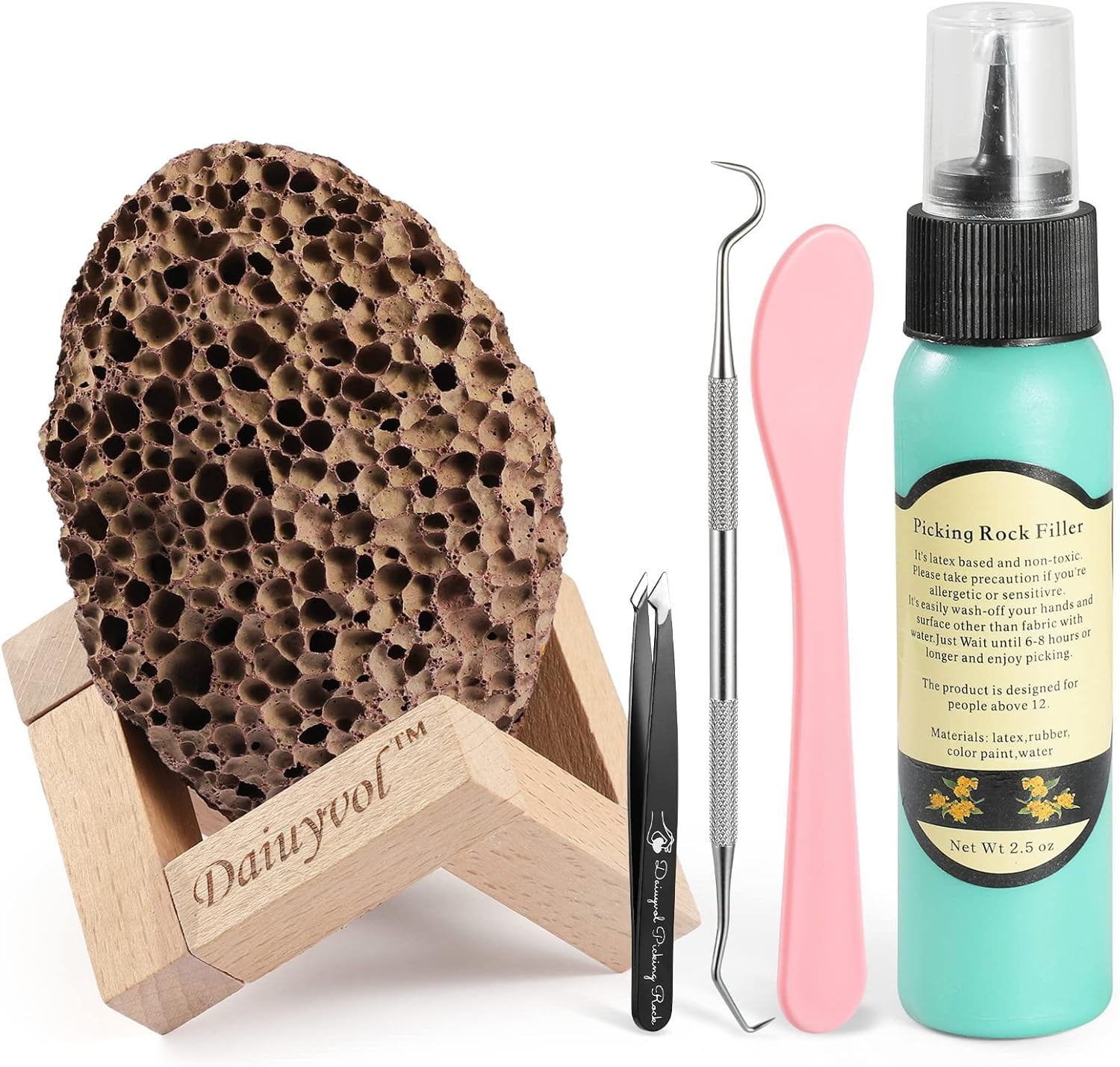 Fidget Picking Stone Kit for Anxiety Relief ADHD OCD Dermatillomania ...