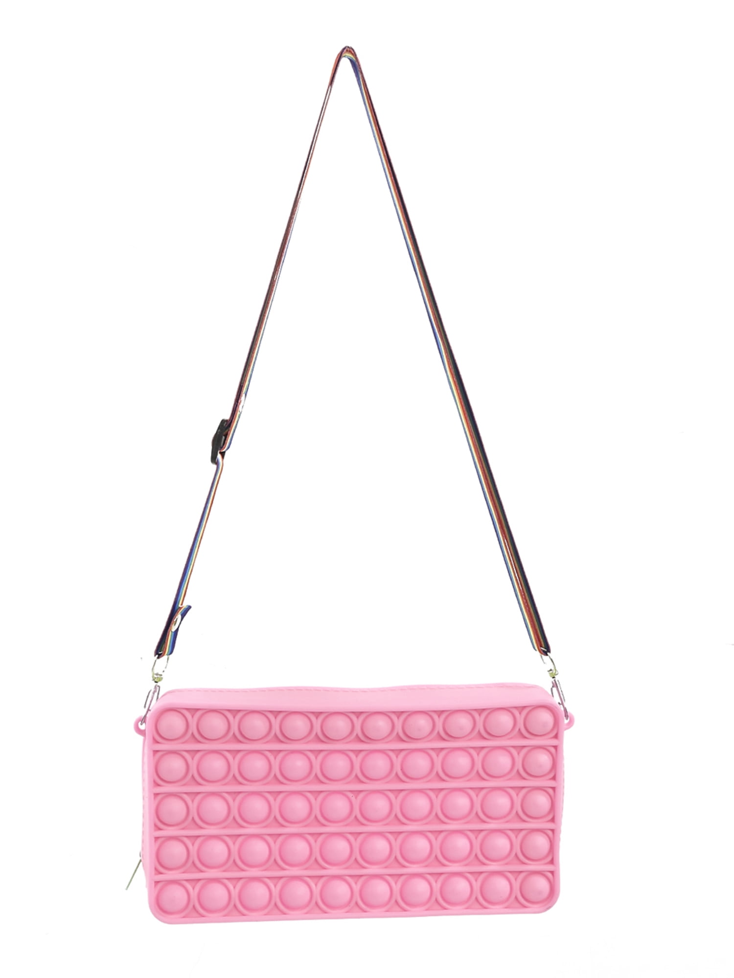 Fidget Pop It Shoulder Crossbody Bag Colorful Pops Purse Wallet for ...