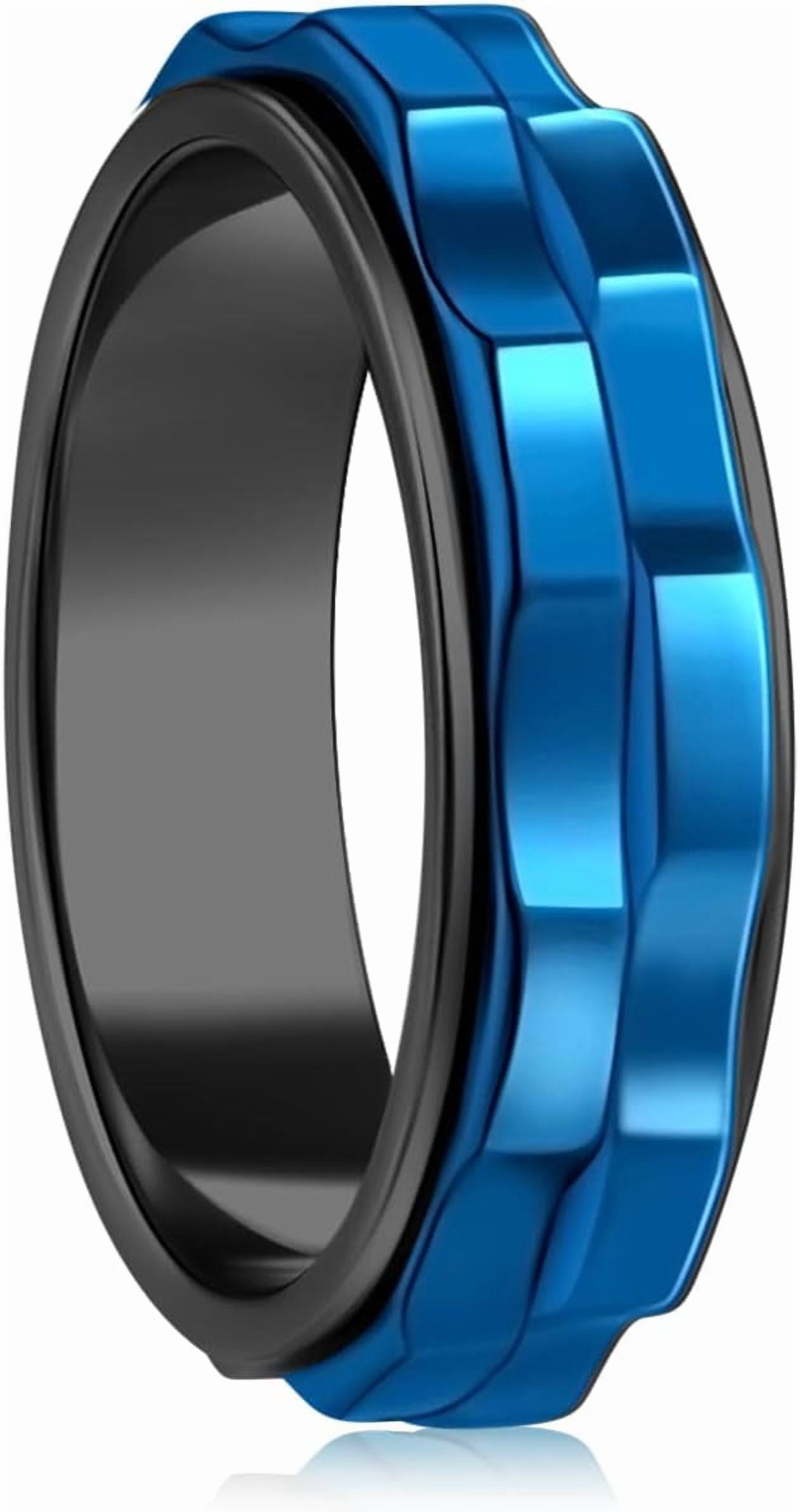 Fidget Rings For Anxiety For Women, Spinning Anxiety Ring Stainless ...