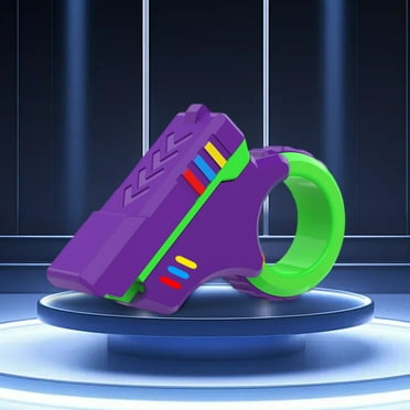 Gun-Shaped Fidget Slider Toy - Stress Relief Fidget Spinner & Flipper ...