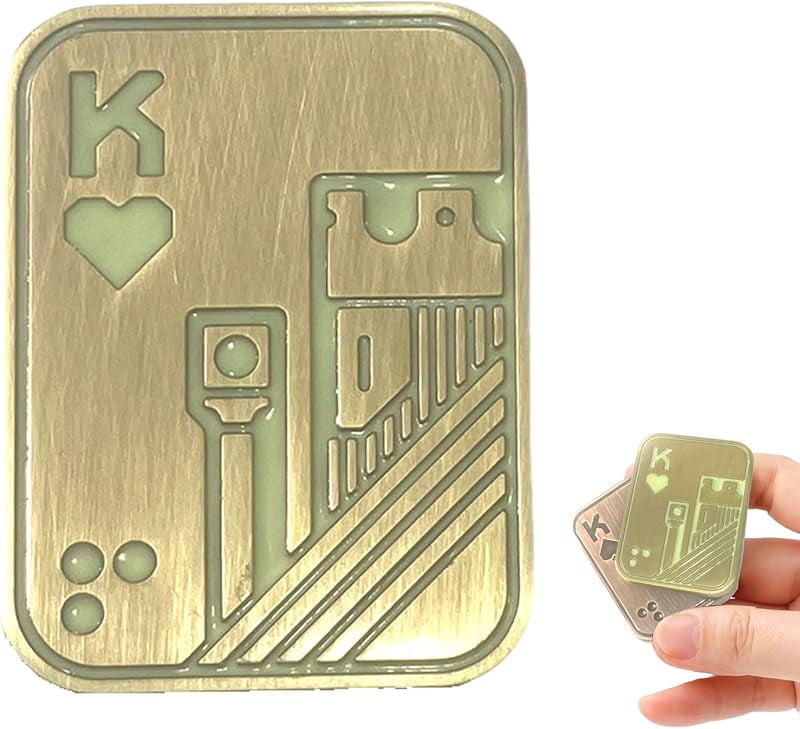 Fidget Slider, Metal Poker Push Card, Fidget Clicker, Fidget Toys for ...