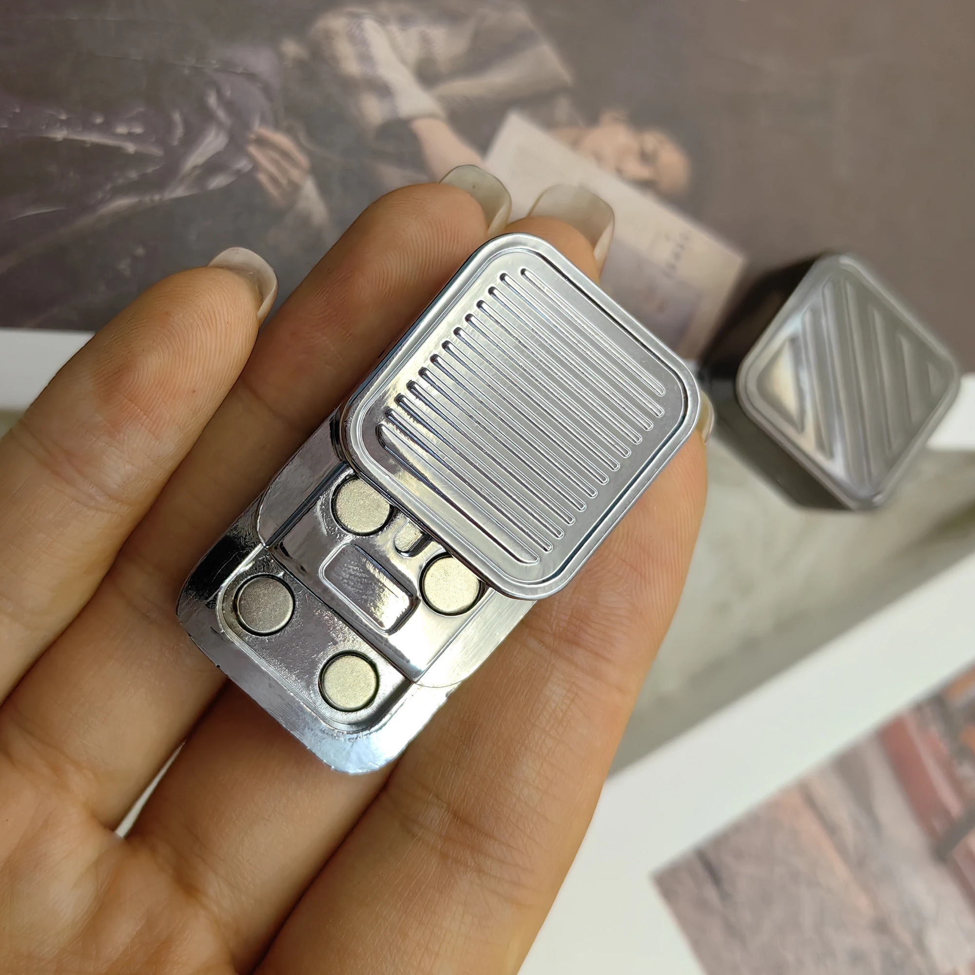 T-Conceal Fidget Slider, Magnetic EDC Metal Desk Toy for Anxiety Relief ...