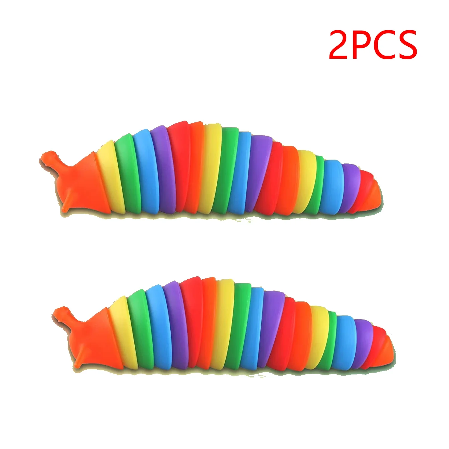 Fidget Slug Toy for children 18cm 3D Colorful Sensory Slug Relieves Fun ...