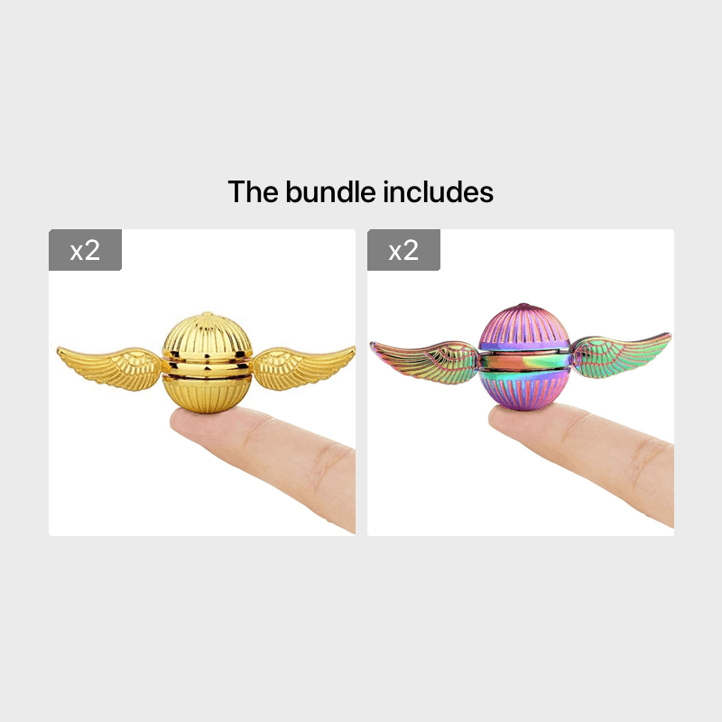 Fidget Spinner Magic Power Orb ADHD Anxiety Toys Stress Relief Reducer ...