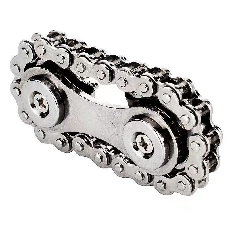 Fidget Spinner Metal Bike Chain Design Hand Fidget Gyro toy Fidget ...