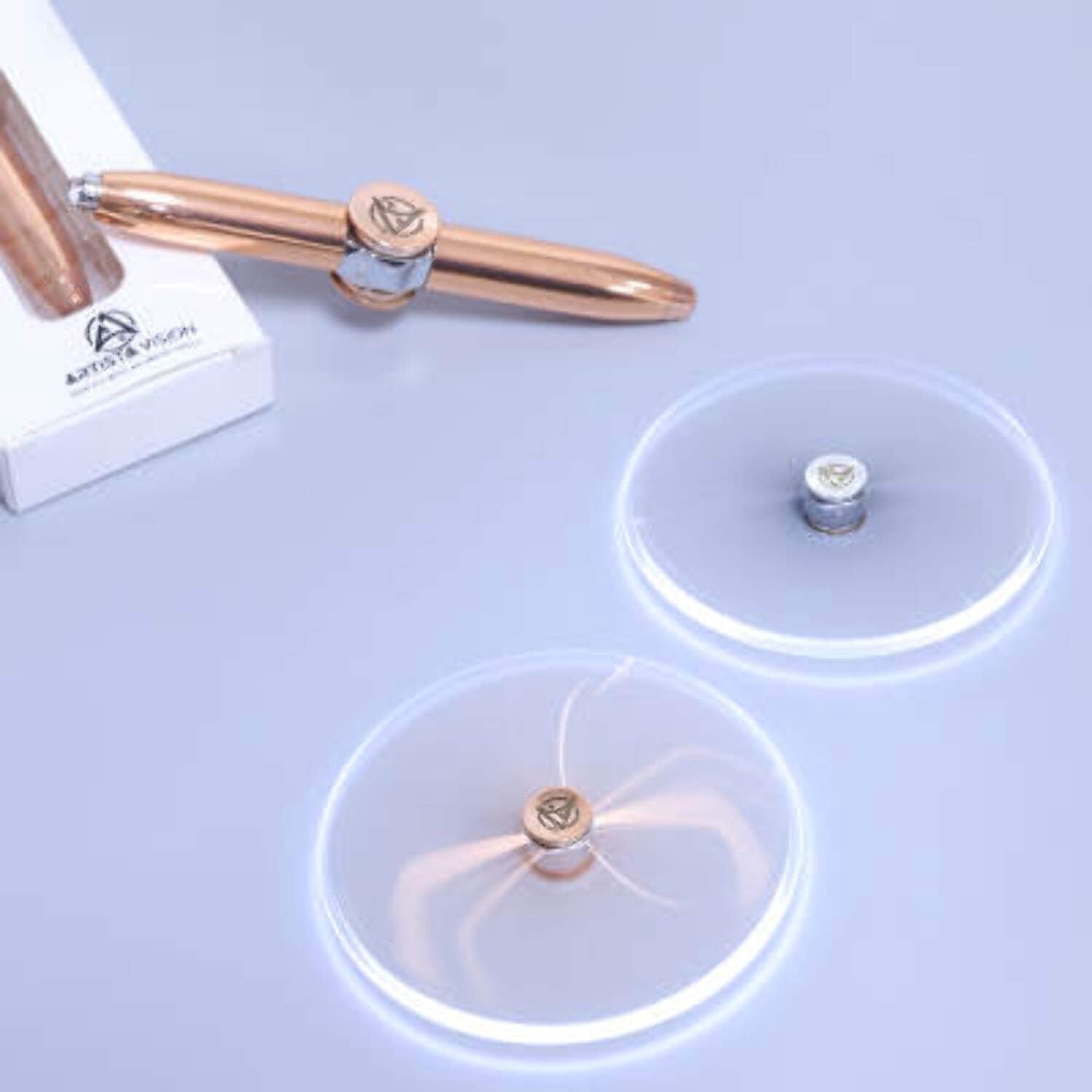 Artista Vision Fidget Spinner Pen with LED Light (Rose) - Walmart.com