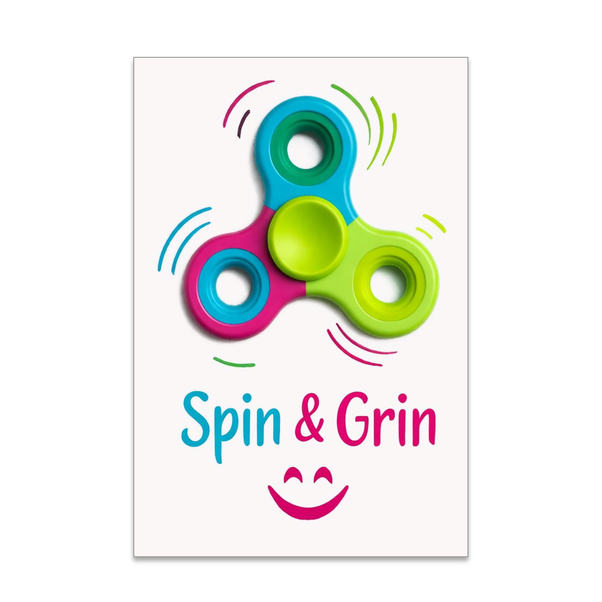 Fidget Spinner Poster - 13x19 - Wall Decor for Playrooms - Walmart.com