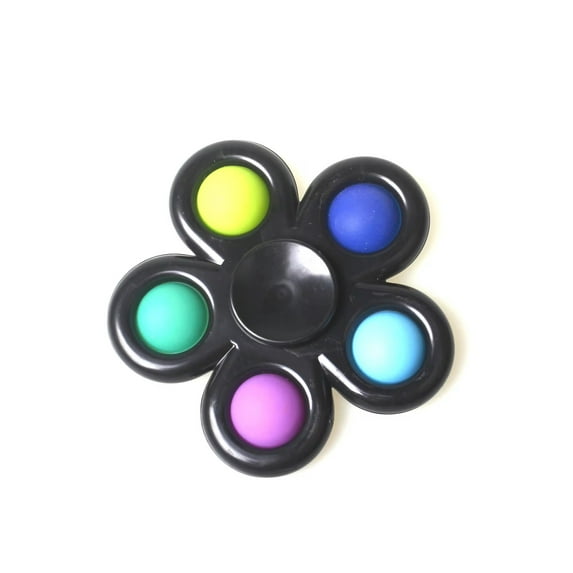 Fidget Spinner Sensory Pops Finger Toys Tie Dye Simple Push Bubble Hand ...