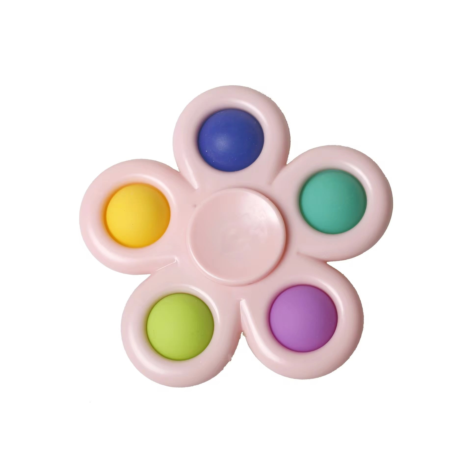 Fidget Spinner Sensory Pops Finger Toys Tie Dye Simple Push Bubble Hand ...
