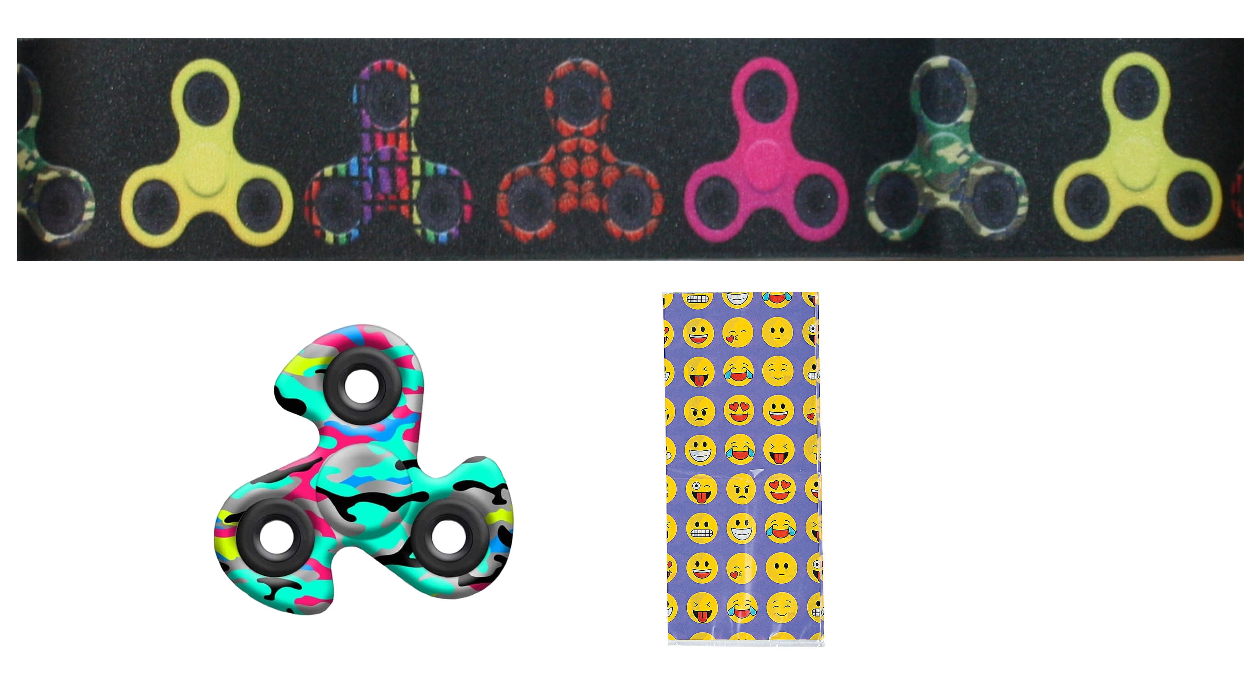 Fidget Spinner, Spinner Print Elastic Headband & Bag Multi-Pack Gift ...